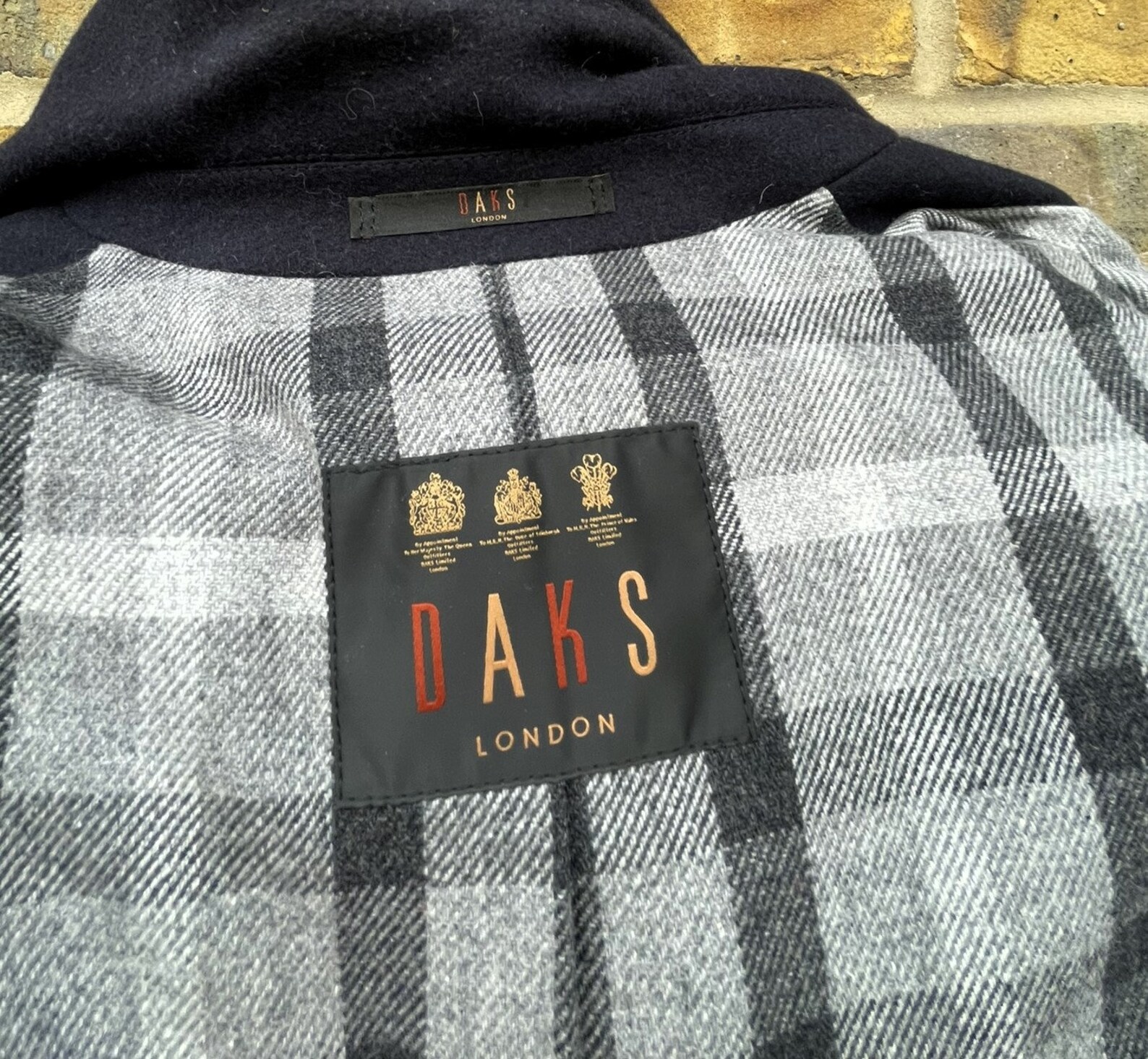 Vintage 2000's daks of London Top Quality Pure Wool Blue Classic ...