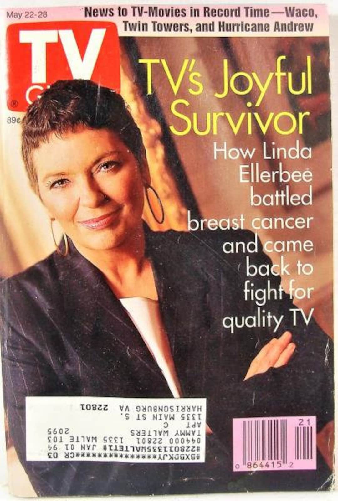Vtg TV Guide Magazine May 1993 Survivor Linda Ellerbee Kramer Waco ...
