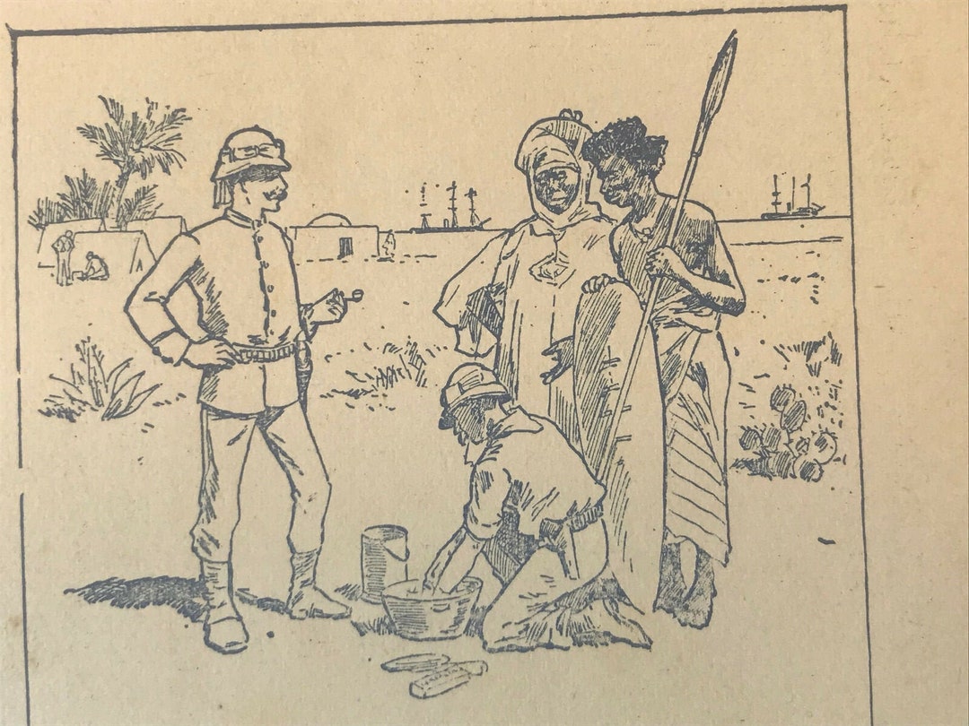 Cerealine Flakes Antique Trade Card 1890's Zulu Land African Native ...