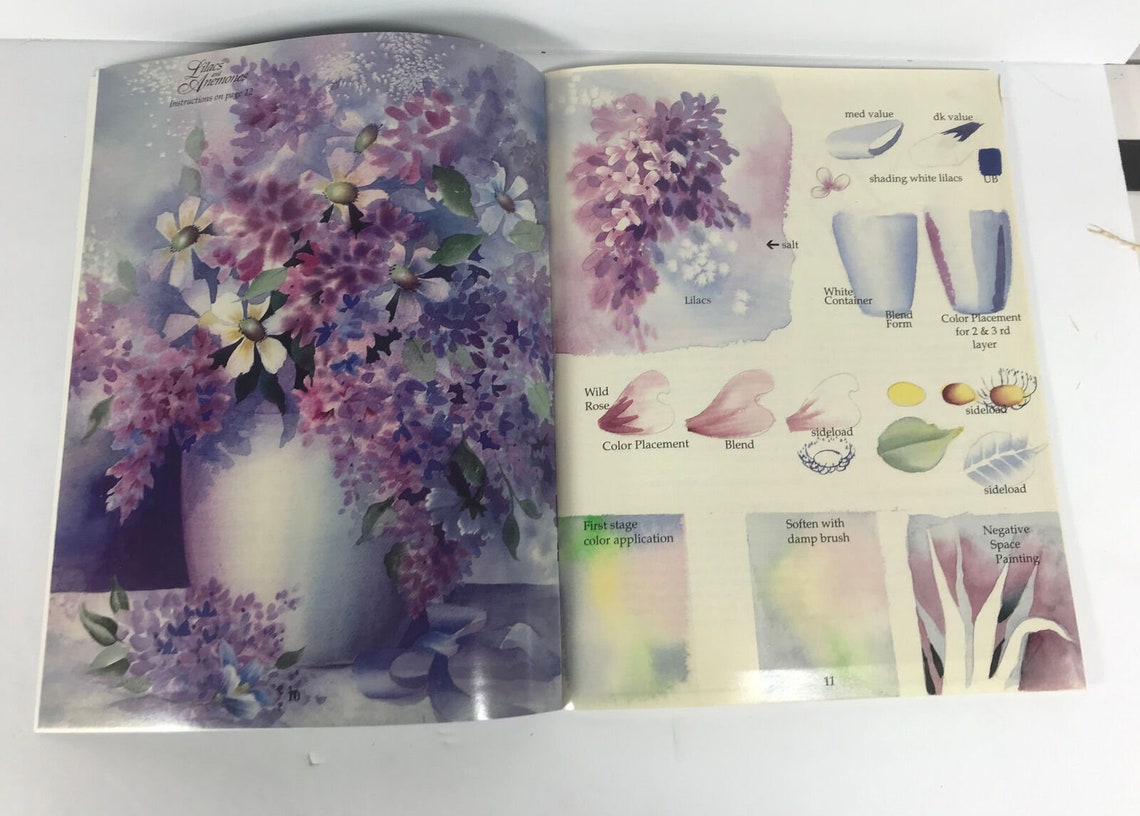 Big and Beautiful Florals Louise Jackson Vol 1 1993 Complete Tole ...