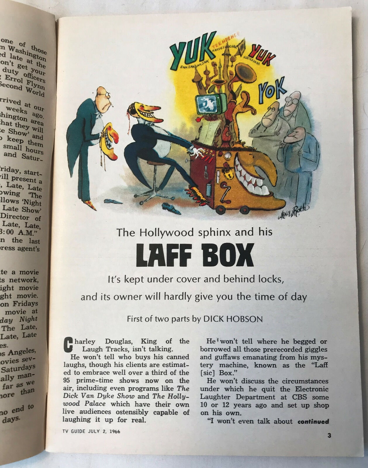 TV Guide July 1966 Walter Cronkite Peter Graves Man From UNCLE | Etsy