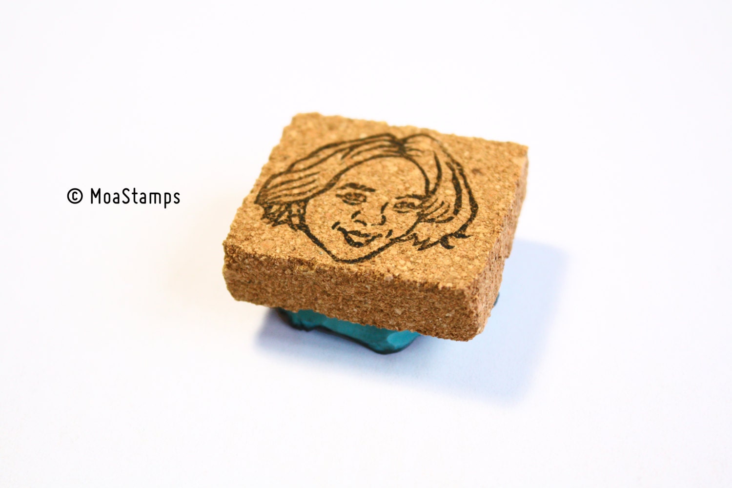 Portrait Stamp, Personalized Portrait Stamp, Potrait Illustration ...