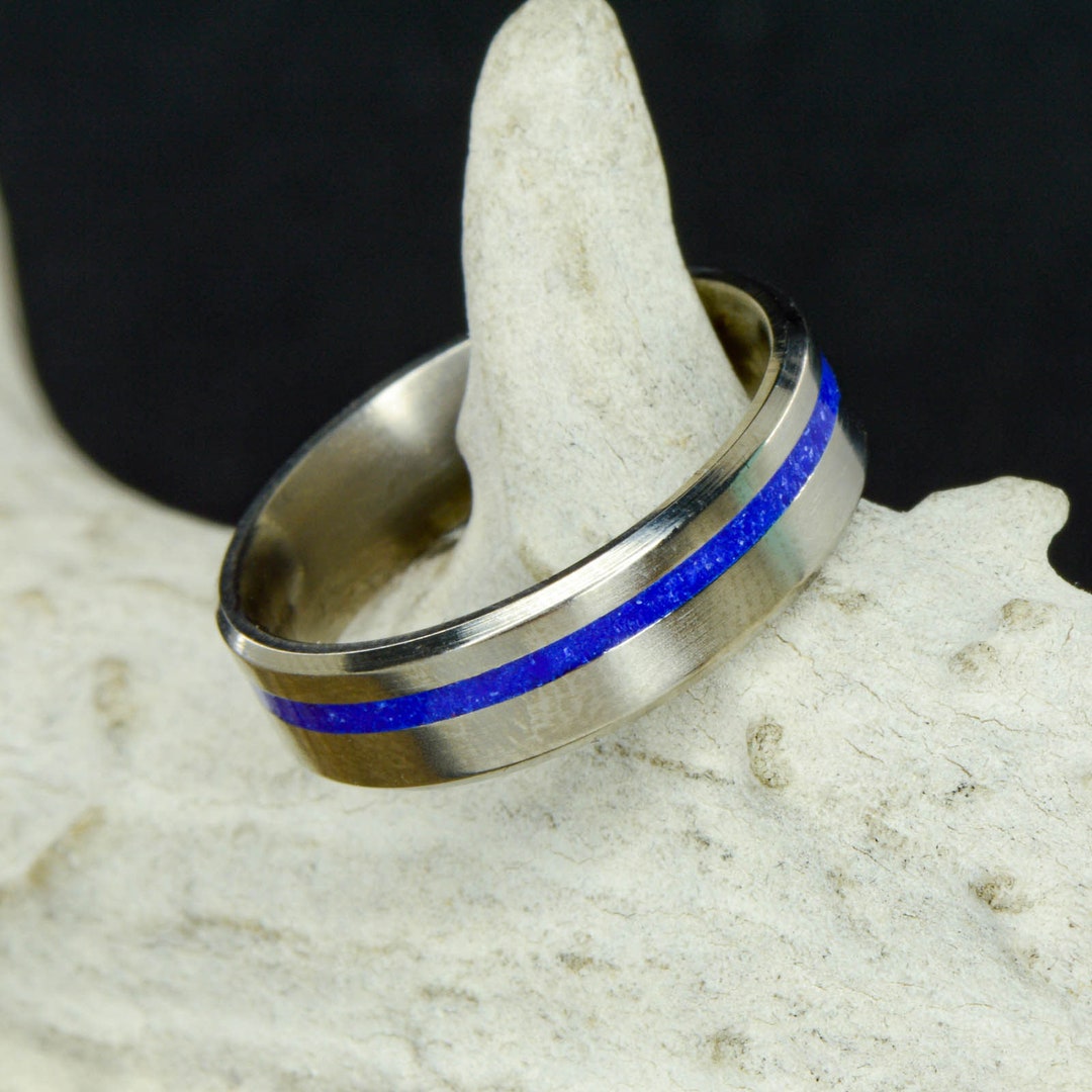 Blue Lapis Lazuli Inlays - Stone Forge Studios - Etsy