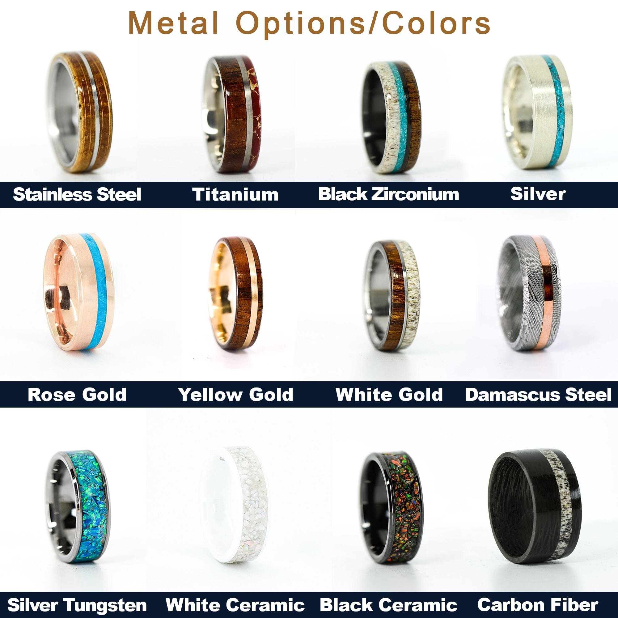 Marvel Infinity Gauntlet Ring, Gold, Meteorite, Gemstones - 8mm & 6mm ...