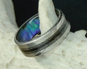 Polished Meteorite Ring - Etsy