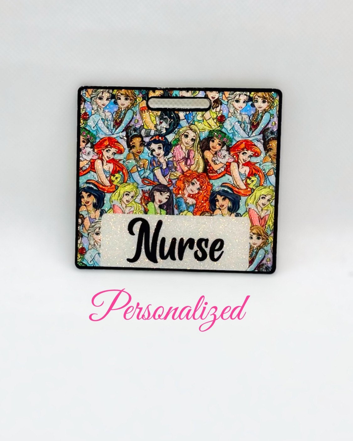 Princess Badge Buddy Badge Buddy ID Badge Holder Badge - Etsy