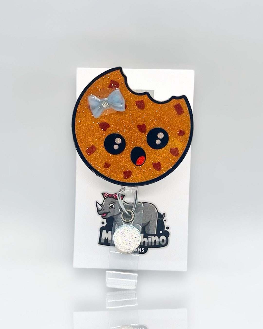 Chocolate Chip Cookie Retractable ID Badge Reel - Etsy