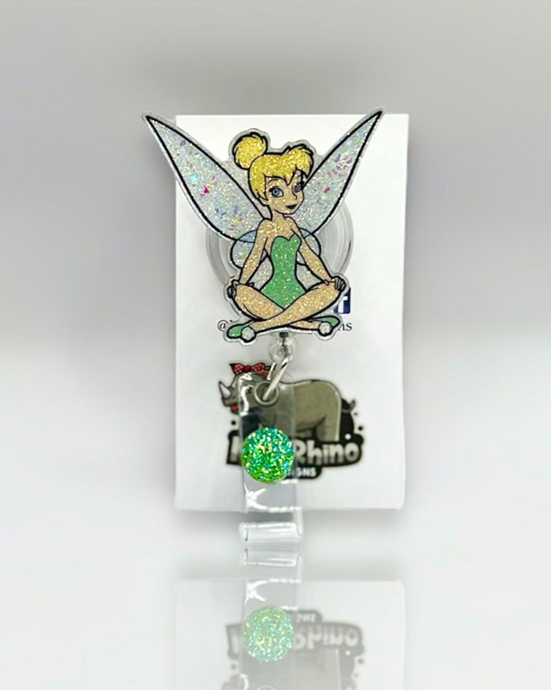 Tinkerbell Retractable ID Badge Reel - Nurse Teacher Badge - Etsy