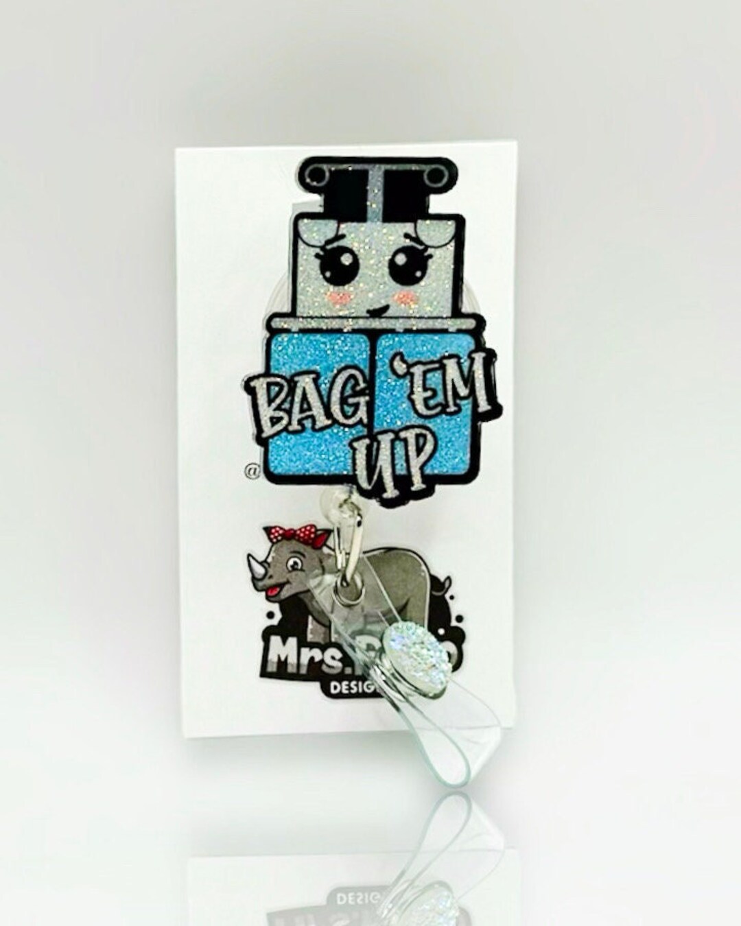 Bag Em up Badge Reel: Medical Humor Retractable ID Badge - Etsy