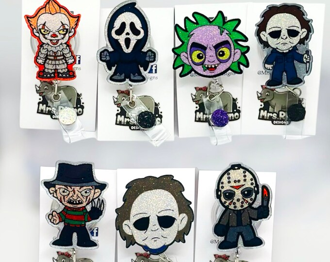 Badge Reel Horror - Etsy