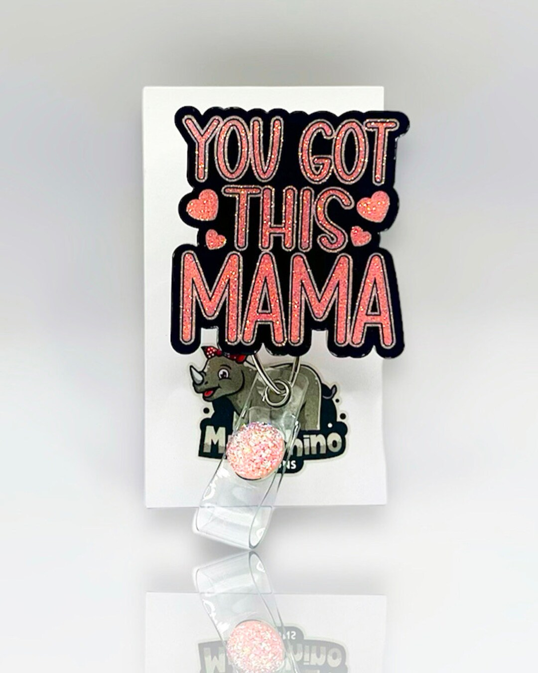 You Got This Mama Retractable ID Badge Reel Nurse Teacher Badge Reel - Etsy
