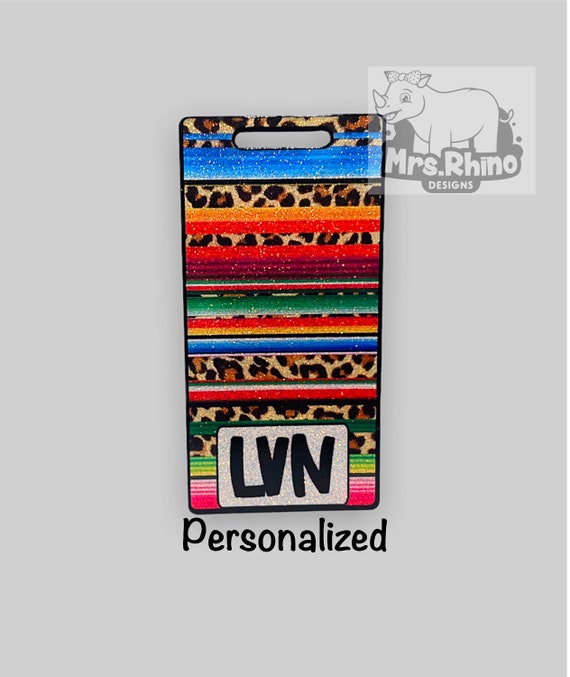 Sarape Leopard Badge Buddy ID Badge Holder Badge Buddies - Etsy