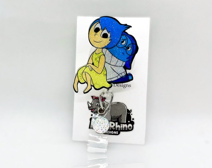 Sadness From Disneys Inside Out ID Badge Reel - Etsy