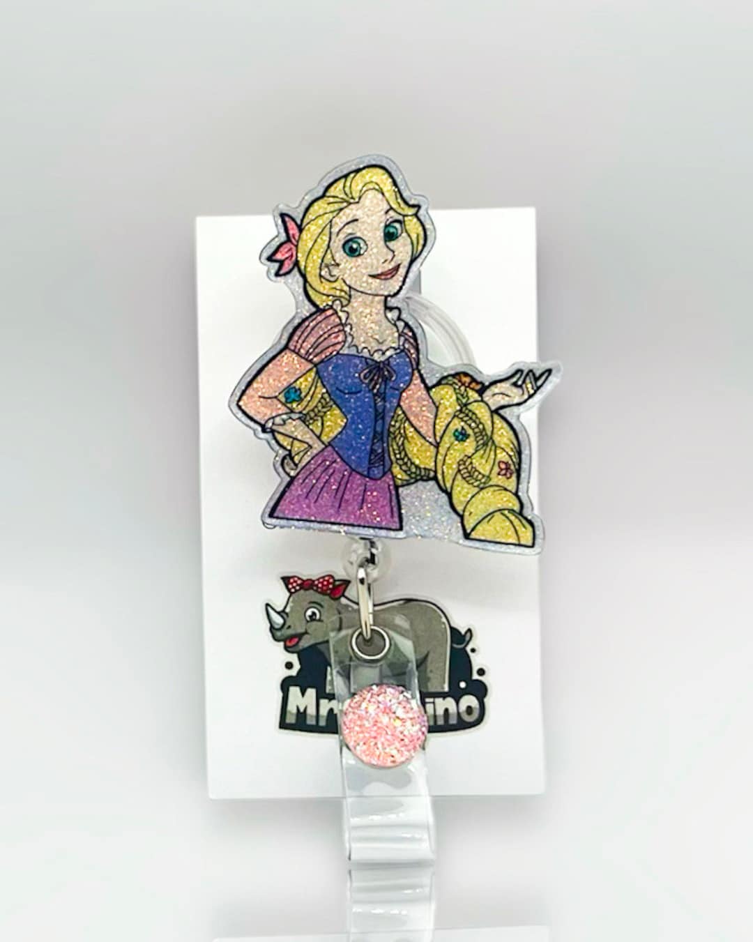 Rapunzel Tangle Retractable ID Badge Reel Nurse Teacher Badge Reel - Etsy