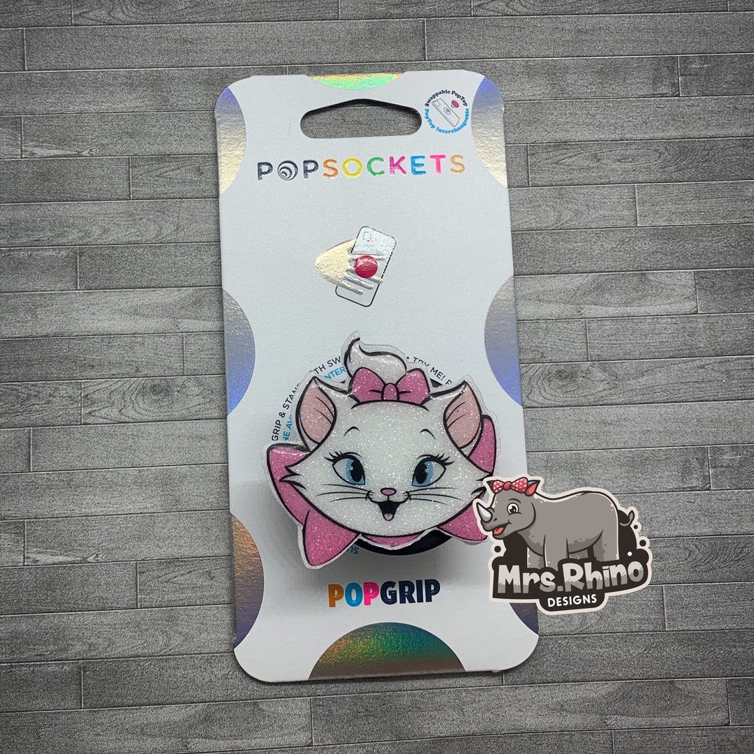 Disney Aristocats Marie Cat Glitter Authentic Pop Socket Phone Grip ...