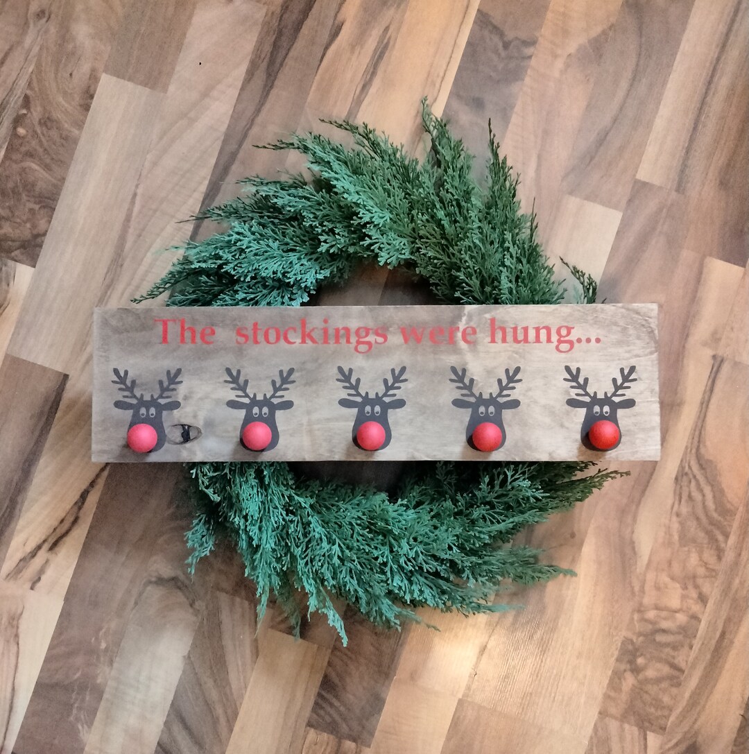 The Stockings Were Hung | Christmas Stocking Hanger | Christmas Decor ...