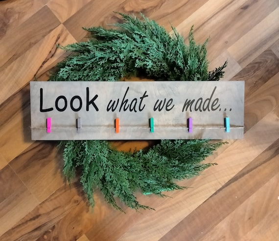 Look What I Made Sign Look What We Made Sign Look What - Etsy