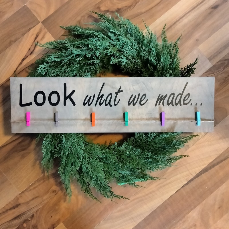 Look What I Made Sign - Etsy