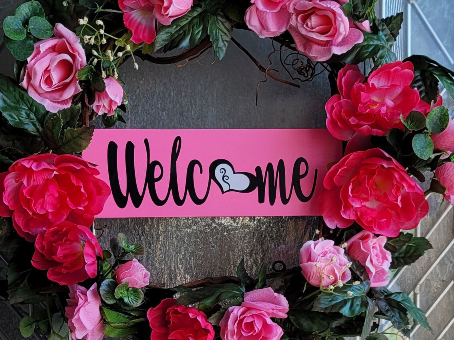 Valentine's Welcome Sign Valentine's Day Sign - Etsy