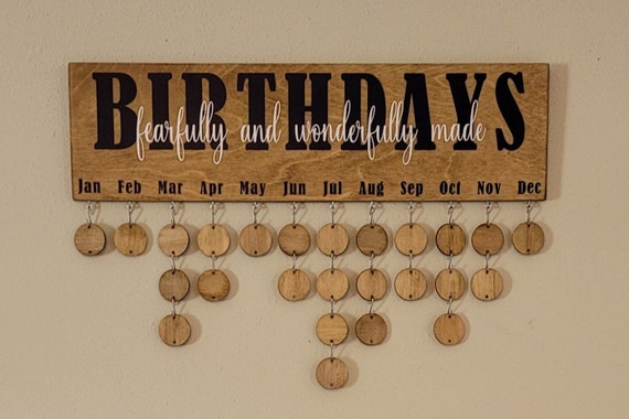 Birthday Board Family Birthday Sign Birthdays Birthday - Etsy