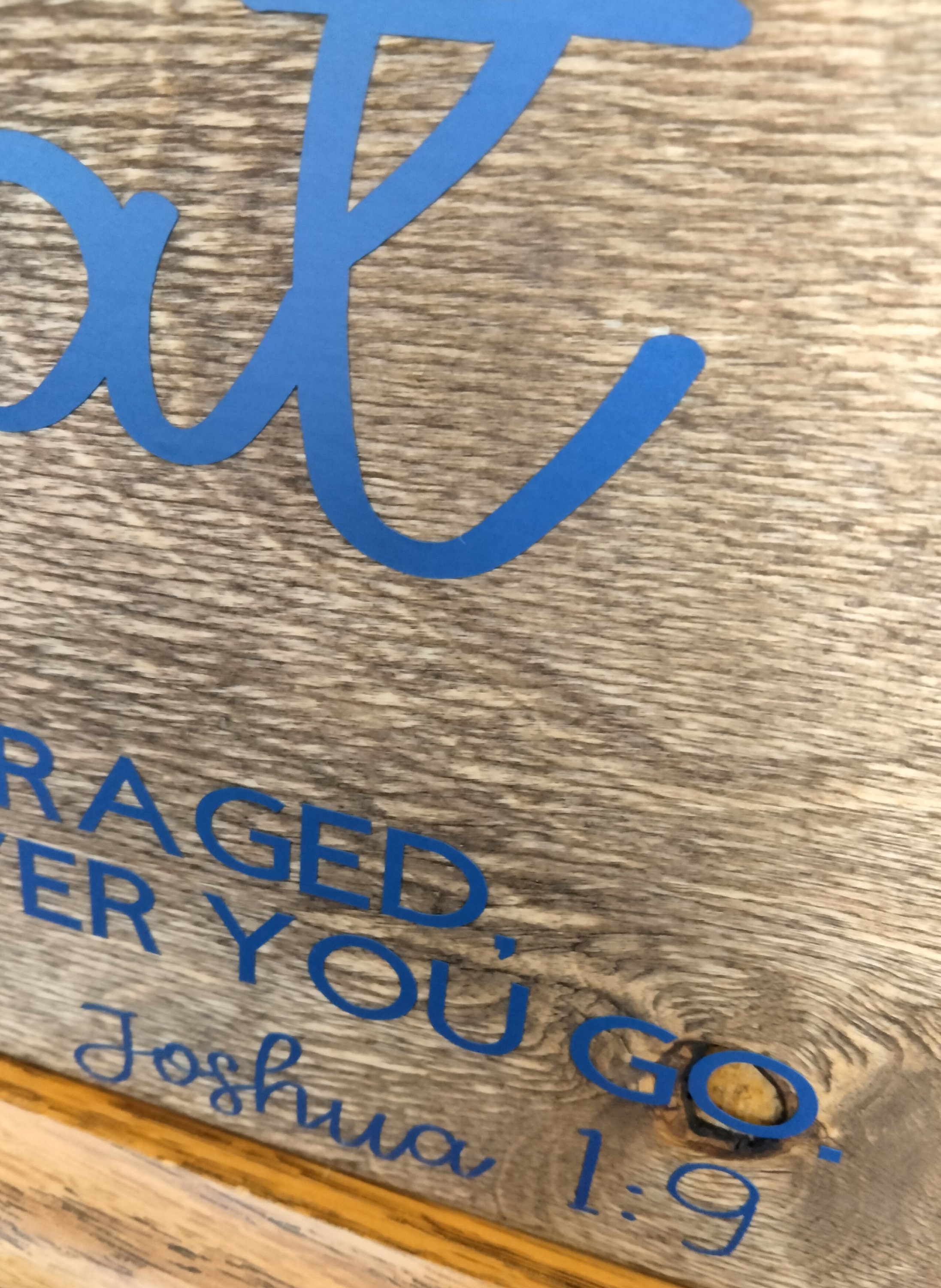 Go Be Great Sign Be Strong and Courageous Do Not Be Afraid - Etsy