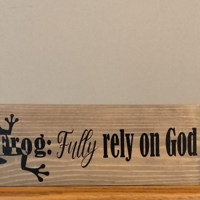 Fully Rely on God - Etsy