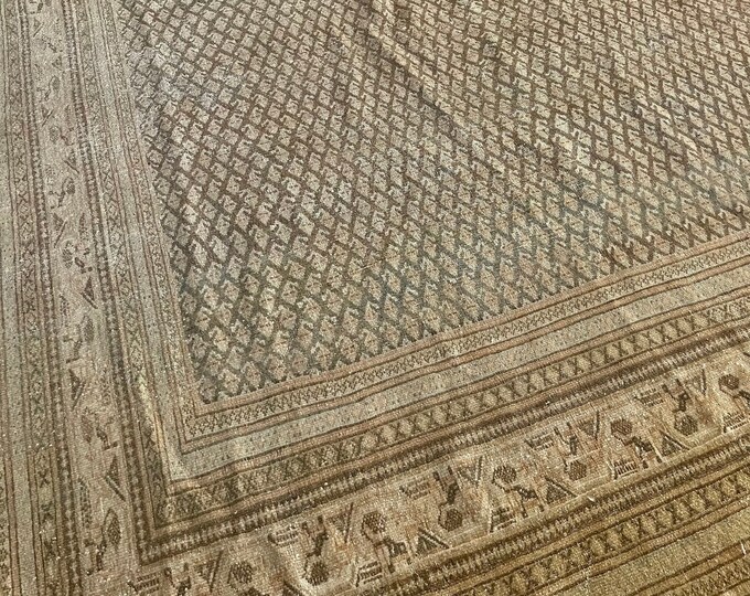 710 X 1010 Antique Persian Seraben Rug, Muted Earth Tones, Area Rug for ...