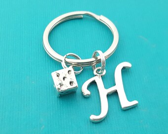 Dice keychain | Etsy