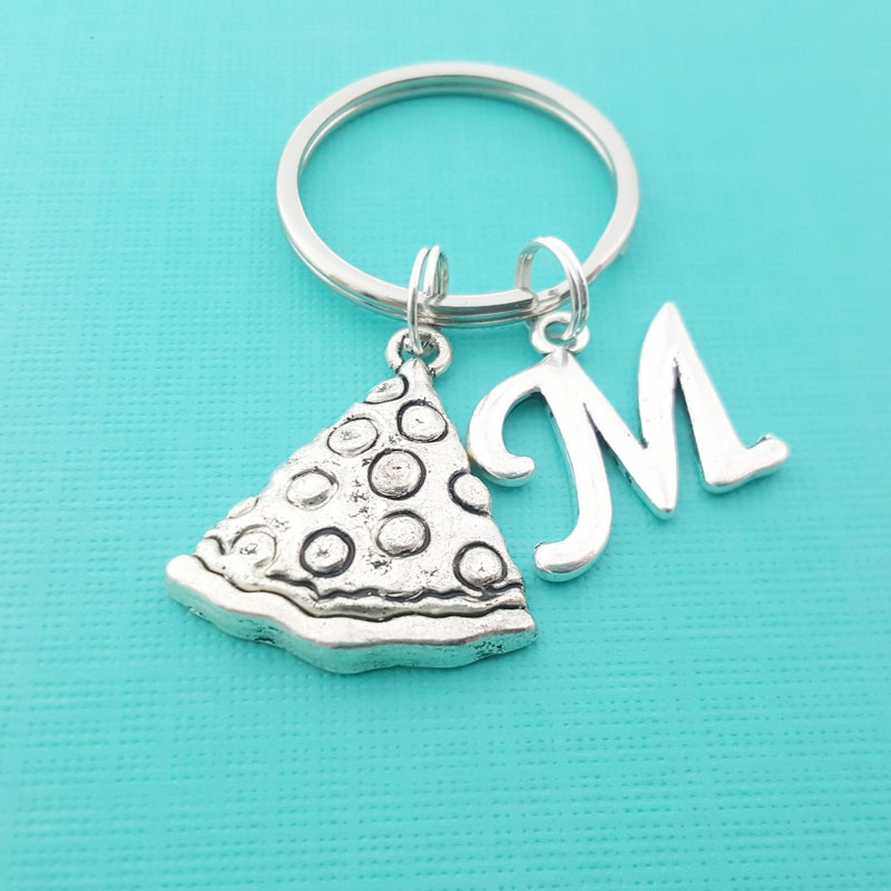 Pizza Keychain - Etsy