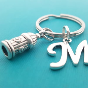 Fire Hydrant Charm - Personalized Key Chain - Initial Key Chain ...