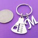 Beaker Keychain - Chemistry Charm - Personalized Key Chain - Initial ...