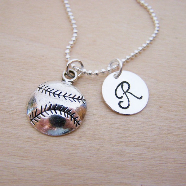 Baseball Necklace - Etsy