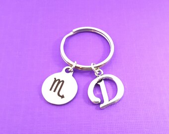 Scorpio Key Chain - Etsy