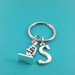 Microscope Keychain Personalized Key Chain Initial Key - Etsy