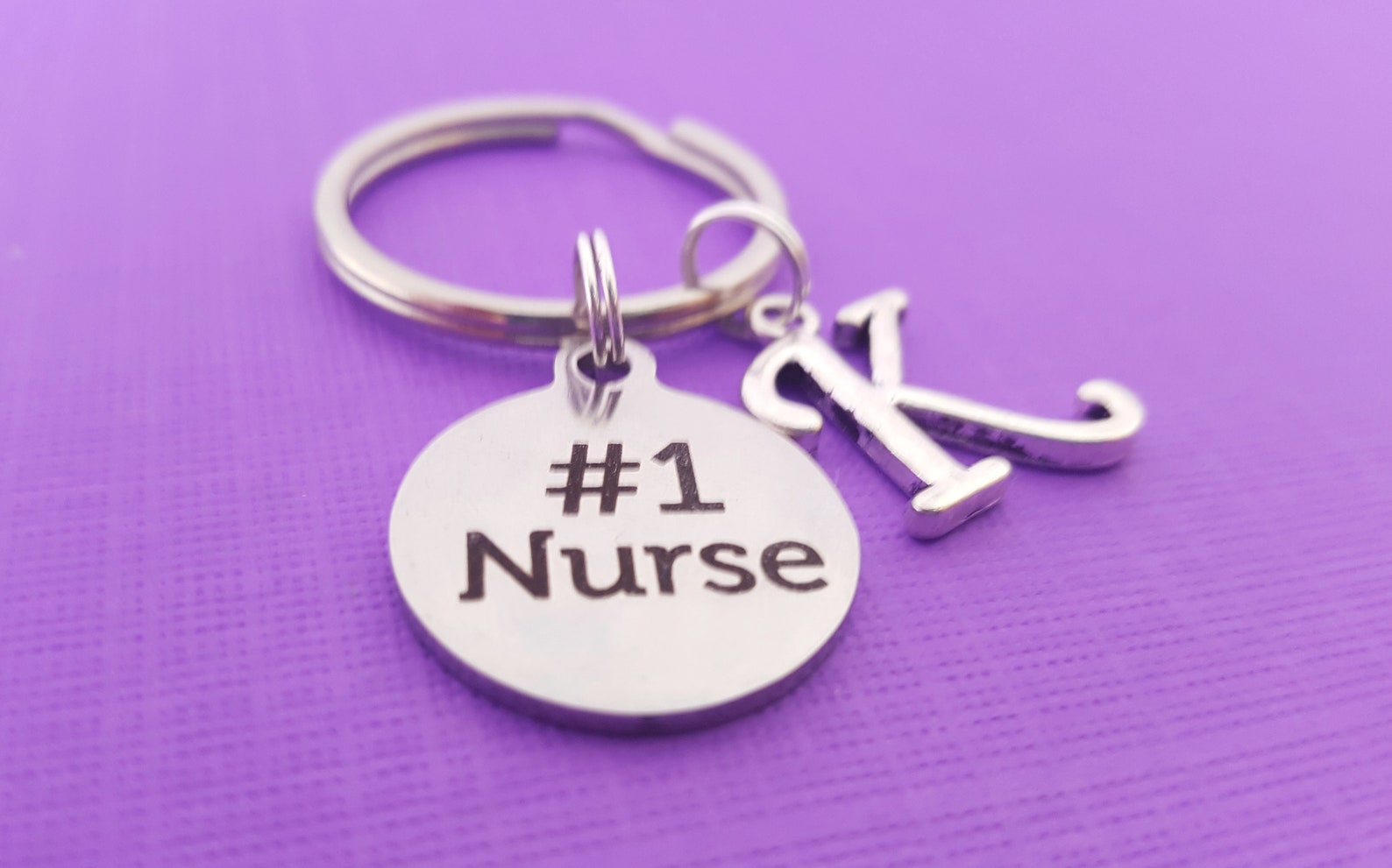 Number 1 Nurse Keychain Nurse Gift Personalized Keychain - Etsy