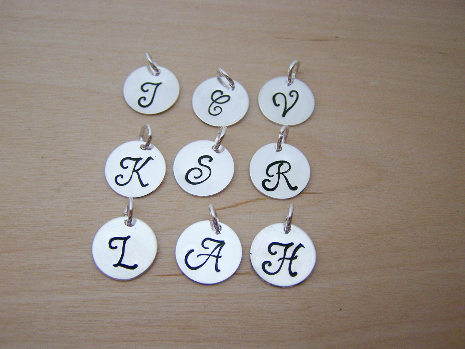 Initial Charm Add on Choose Your Initial Custom Initial | Etsy