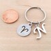 Aries Key Chain - Zodiac Key Chain - Zodiac Sign - Personalized Initial ...