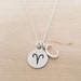 Aries Necklace Aries Charm Zodiac Necklace Zodiac - Etsy