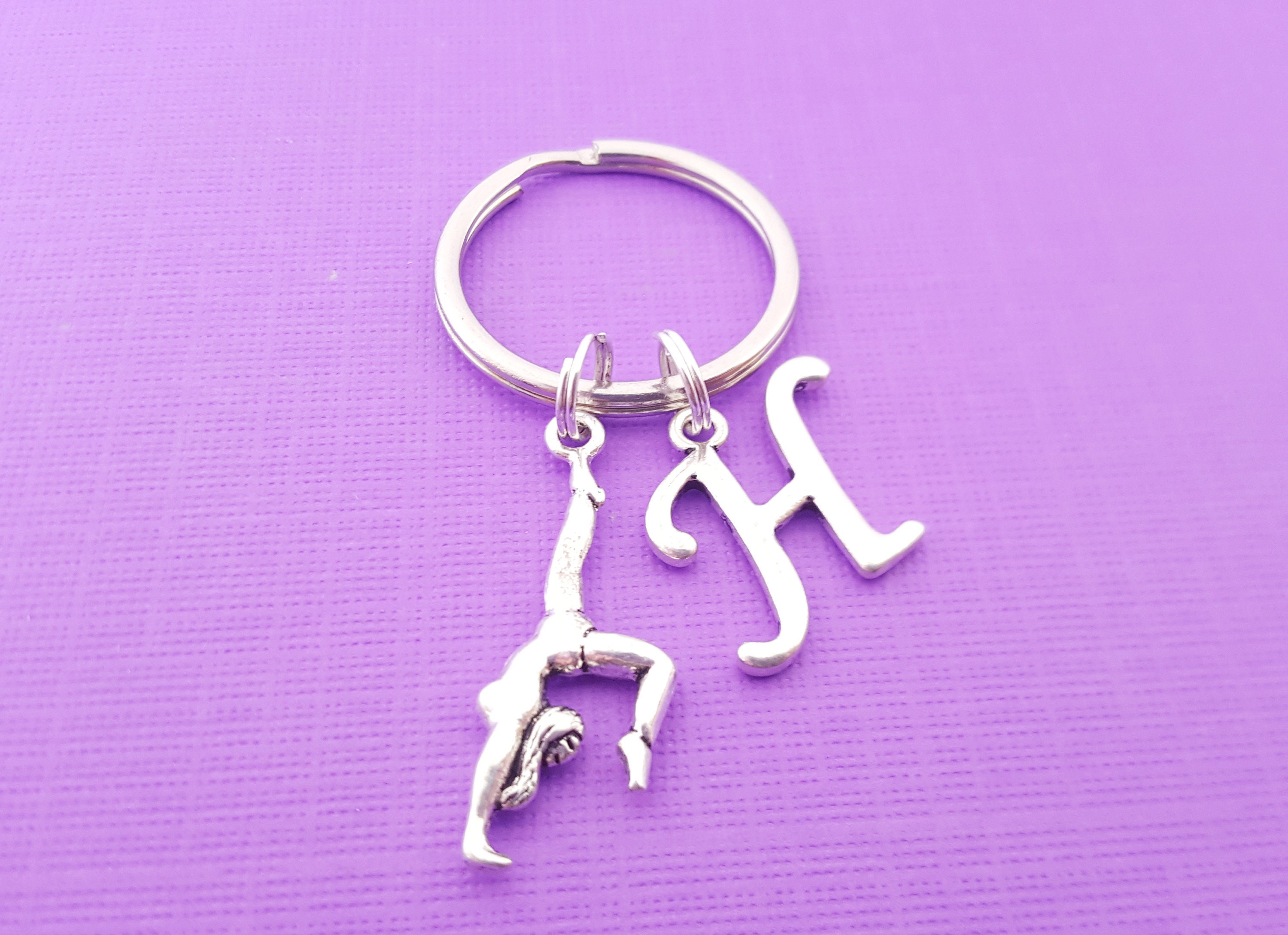 Gymnast Keychain Gymnast Gift Personalized Keychain - Etsy