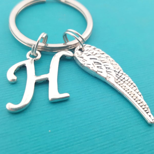 Angel Wing Key Chain - Etsy