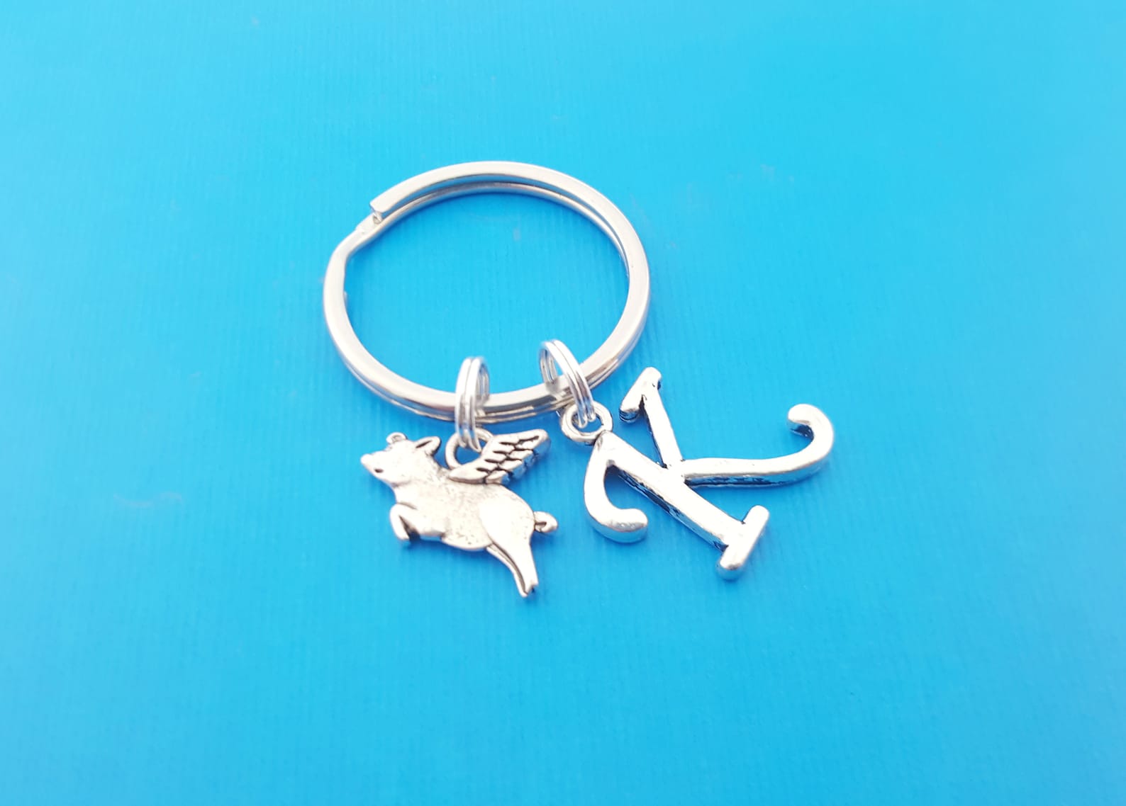 Flying Pig Keychain When Pigs Fly Personalized Keychain | Etsy