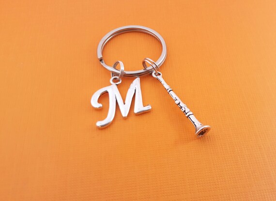Clarinet Key Chain Clarinet Keychain Personalized | Etsy
