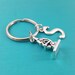 Microscope Keychain Personalized Key Chain Initial Key - Etsy