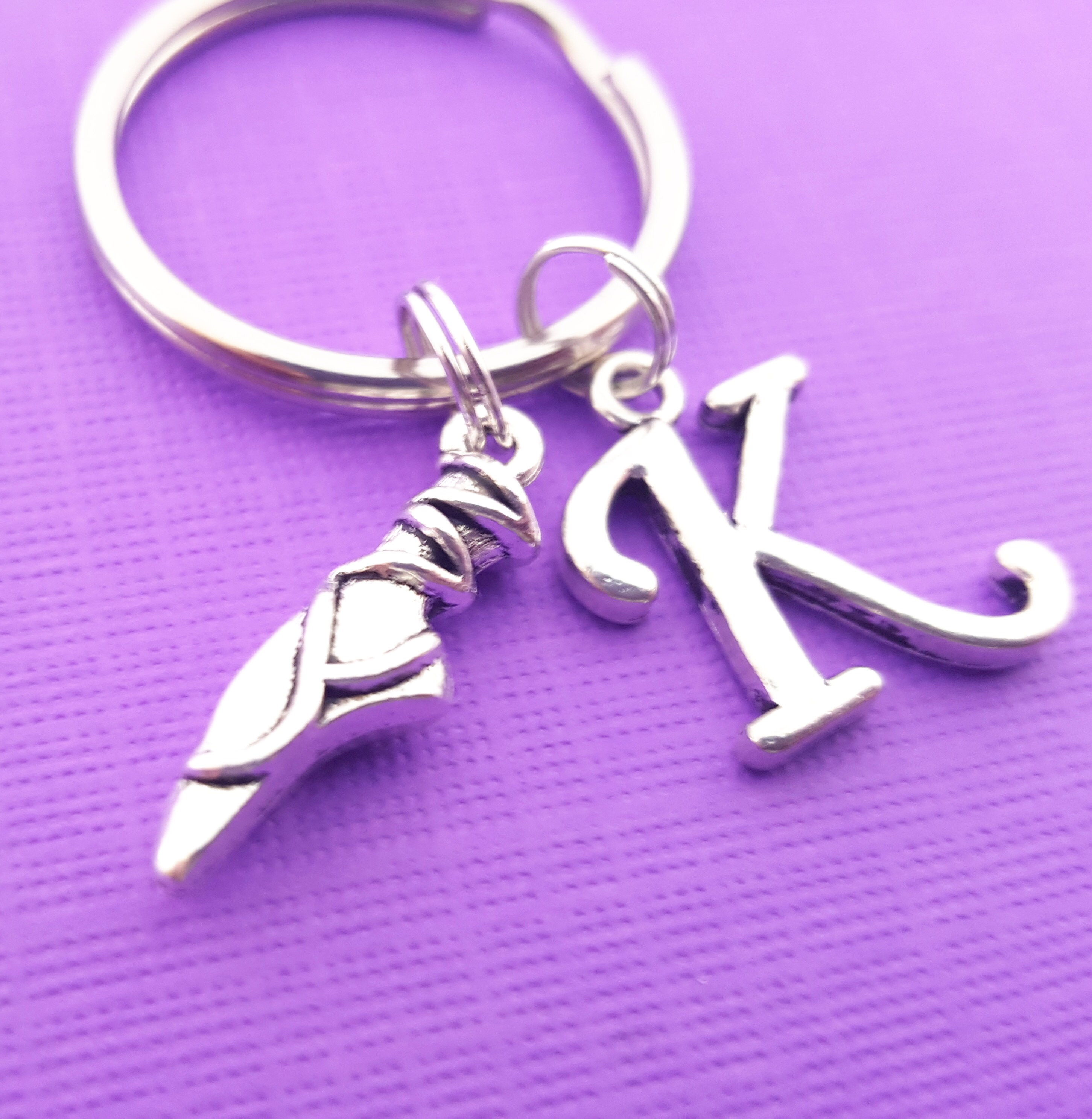 Ballet Dance Key Chain Charm Personalized Key Chain | Etsy