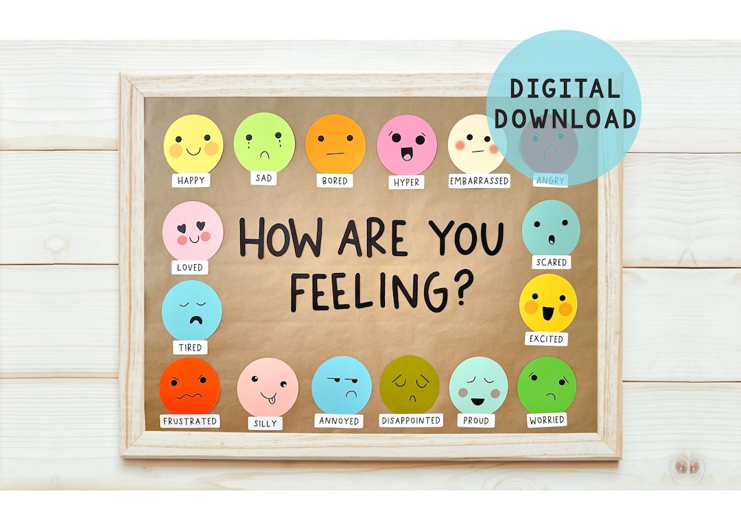 How Are You Feeling? SEL Bulletin Board | Digital Download, Social ...