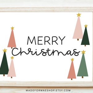 Happy Holidays Bulletin Board Kit Teacher Premade Cutout Set, Christmas ...