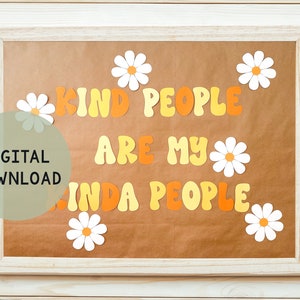 Kind People Are My Kinda People Bulletin Board Digital - Etsy