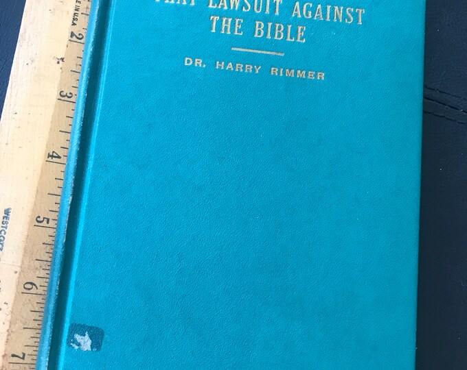 The Lawsuit Against the Bible, Dr. Harry Rimmer, 1944 - Etsy