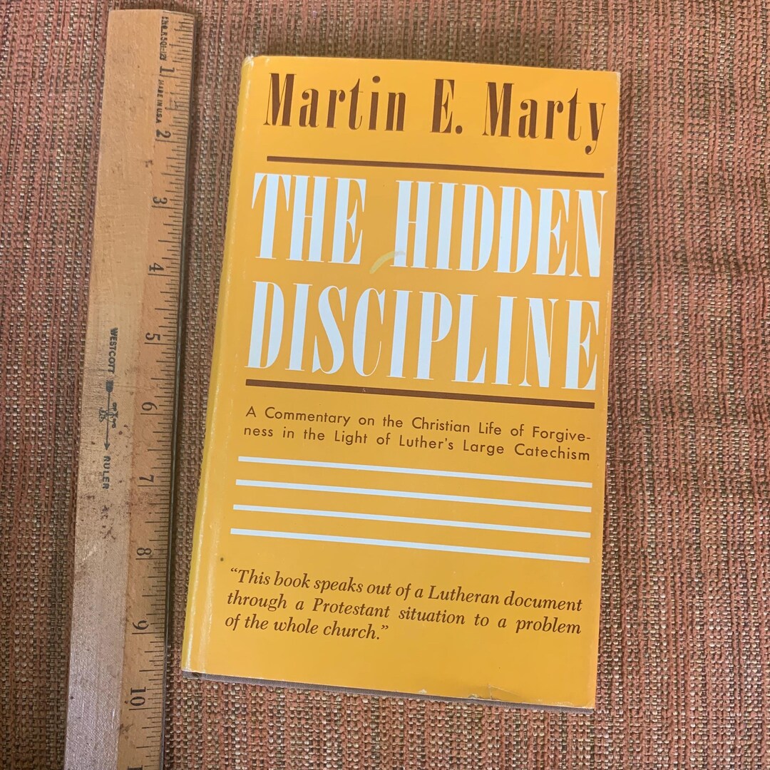 The Hidden Discipline, Martin E Marty, 1962 - Etsy