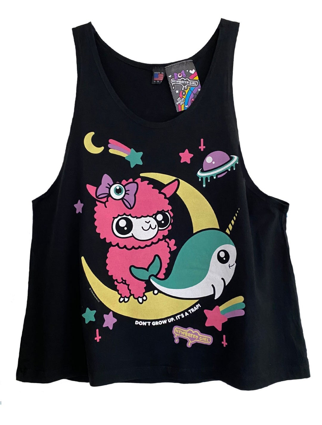 Newbreed Girl: Newbreed ALPACA and NARWHAL Celestial -a-line Tank Top ...
